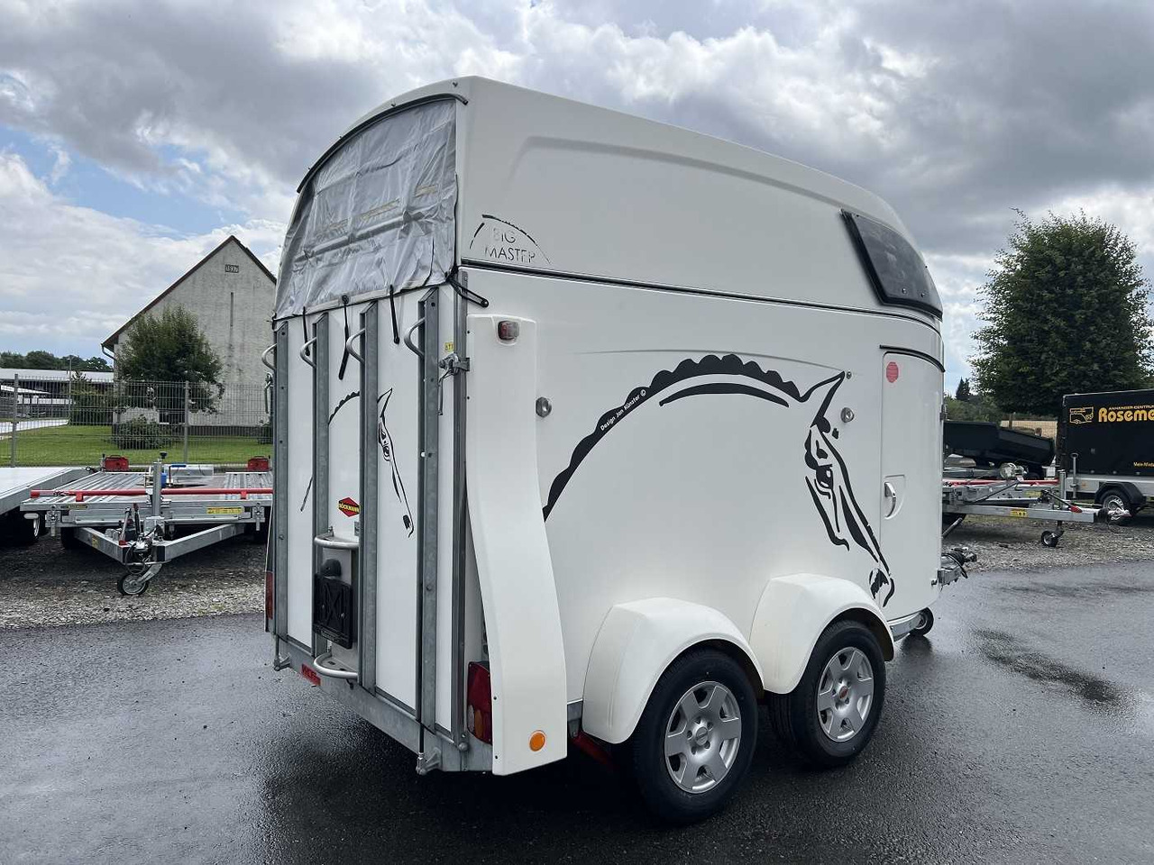 BOCKMANN BIG MASTER WCF - HORSE TRAILER (Pre-owend) - crossvalleyranch