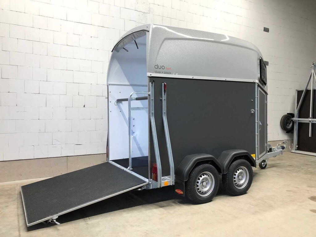 BOCKMANN DUO ESPRIT TRAILER SILVER BLACK - crossvalleyranch