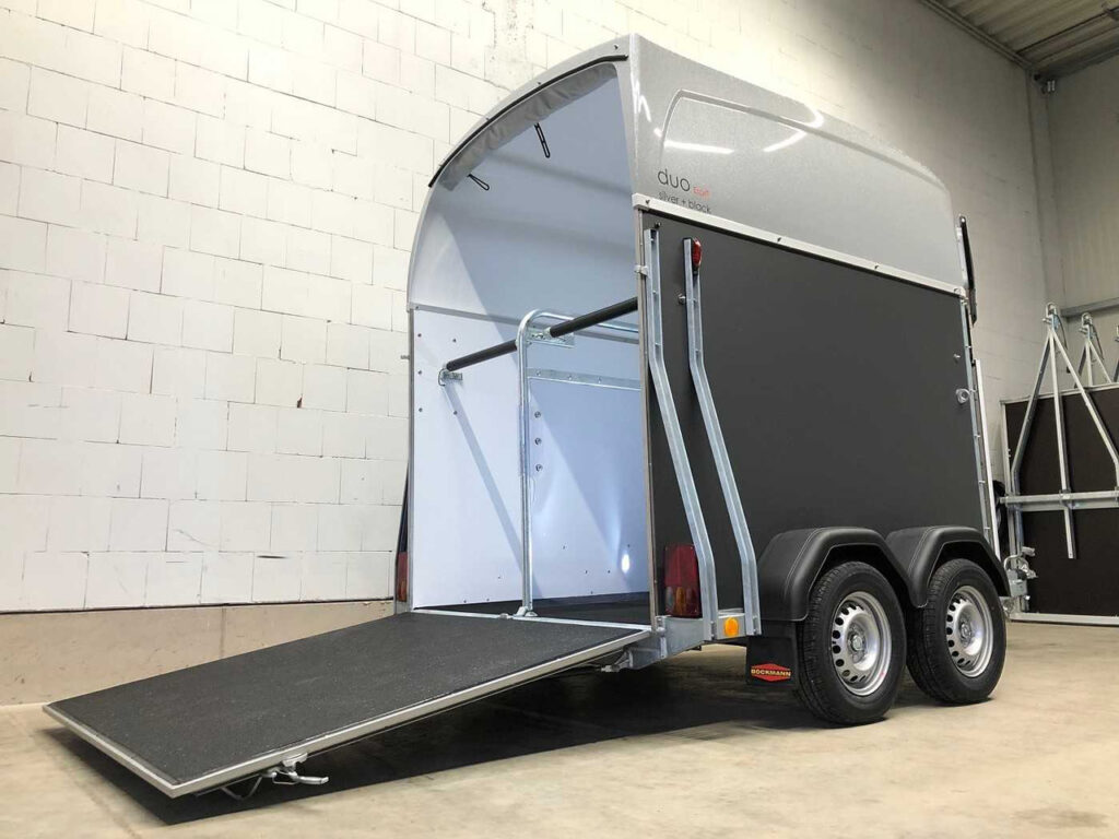 BOCKMANN DUO ESPRIT TRAILER SILVER BLACK - crossvalleyranch